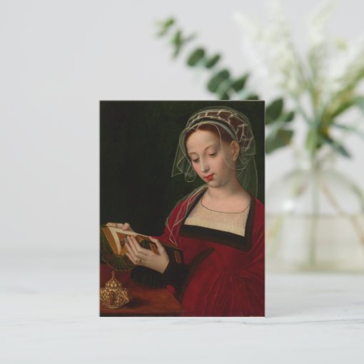 The Magdalen reading by Ambrosius Benson Postcard | Zazzle