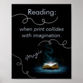 The Magic of Reading Literacy Poster | Zazzle