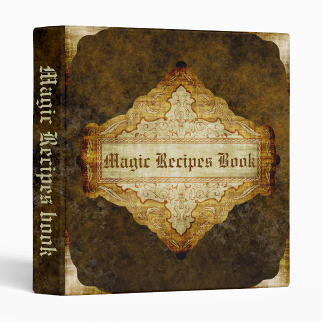 The Magic Recipes book Binder | Zazzle