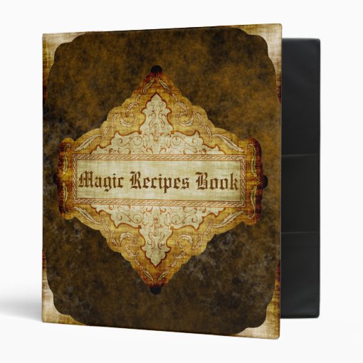 The Magic Recipes book Binder | Zazzle