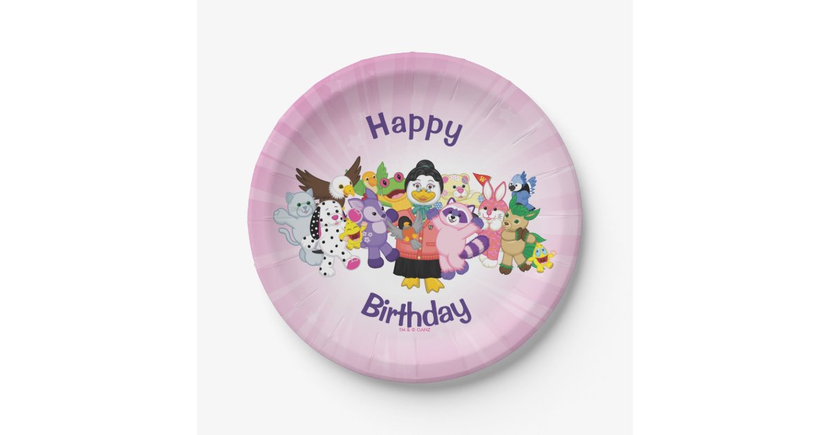 The Magical World of Webkinz Paper Plates | Zazzle