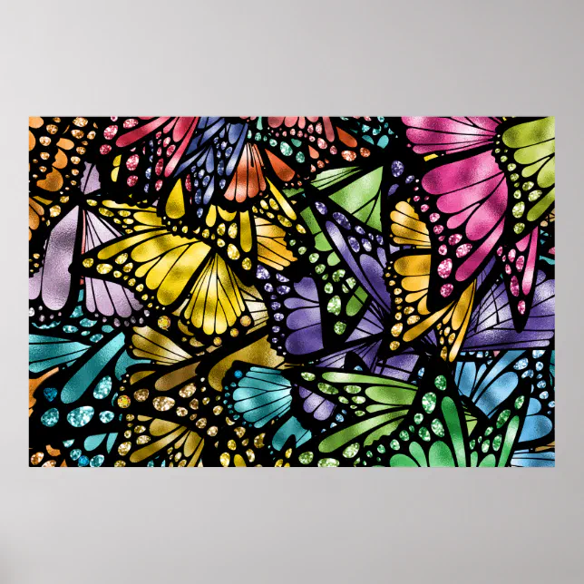 The Majestic Butterfly Poster | Zazzle
