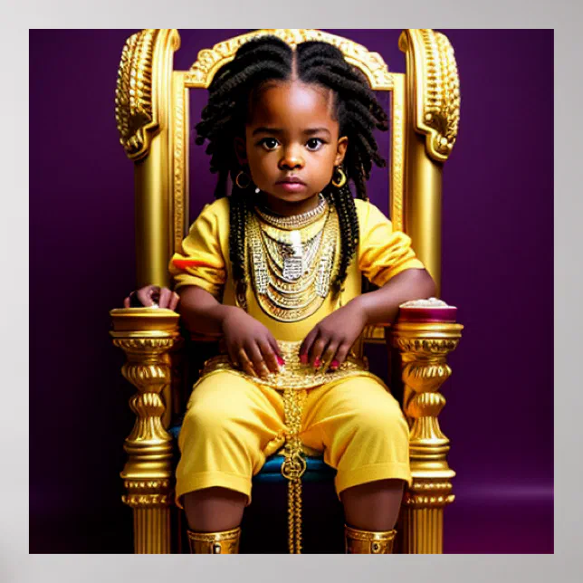 The Majestic Young King Poster | Zazzle