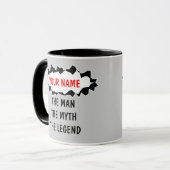 The man myth legend coffee mugs | Personalizable | Zazzle