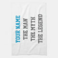 The man myth legend kitchen towels for men | Zazzle