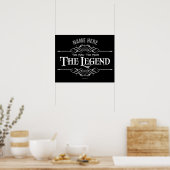 The Man, The Myth, The Legend Poster | Zazzle