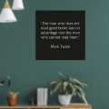 The man who does not read good books poster | Zazzle