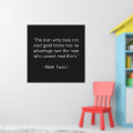 The man who does not read good books poster | Zazzle