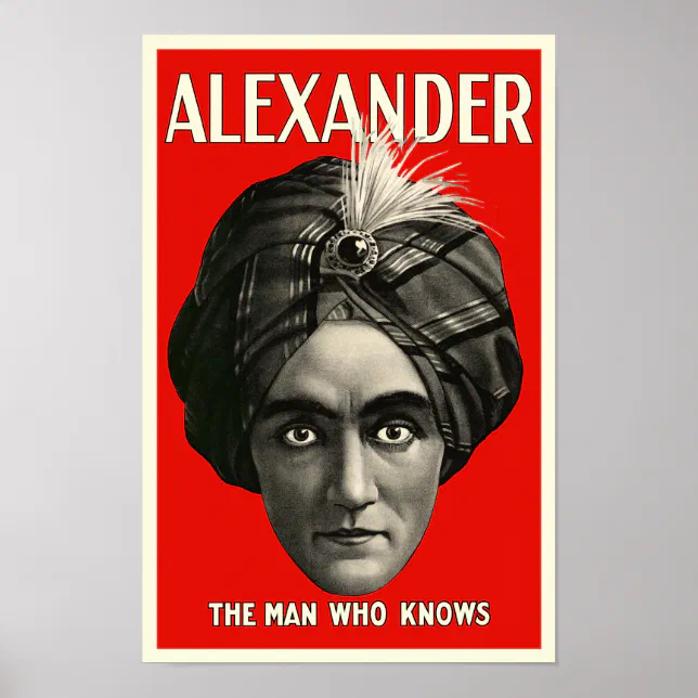 The Man Who Knows - Poster | Zazzle