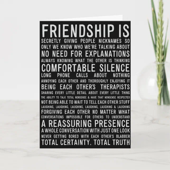 THE MANY REASONS **WE ARE BEST FRIENDS** BIRTHDAY CARD | Zazzle