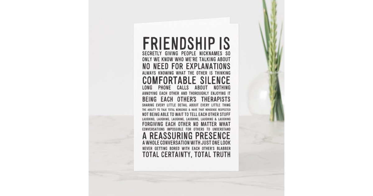 THE MANY REASONS **WE ARE BEST FRIENDS** BIRTHDAY CARD | Zazzle