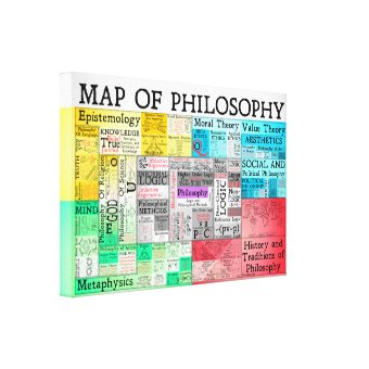 The Map of Philosophy Canvas Print | Zazzle