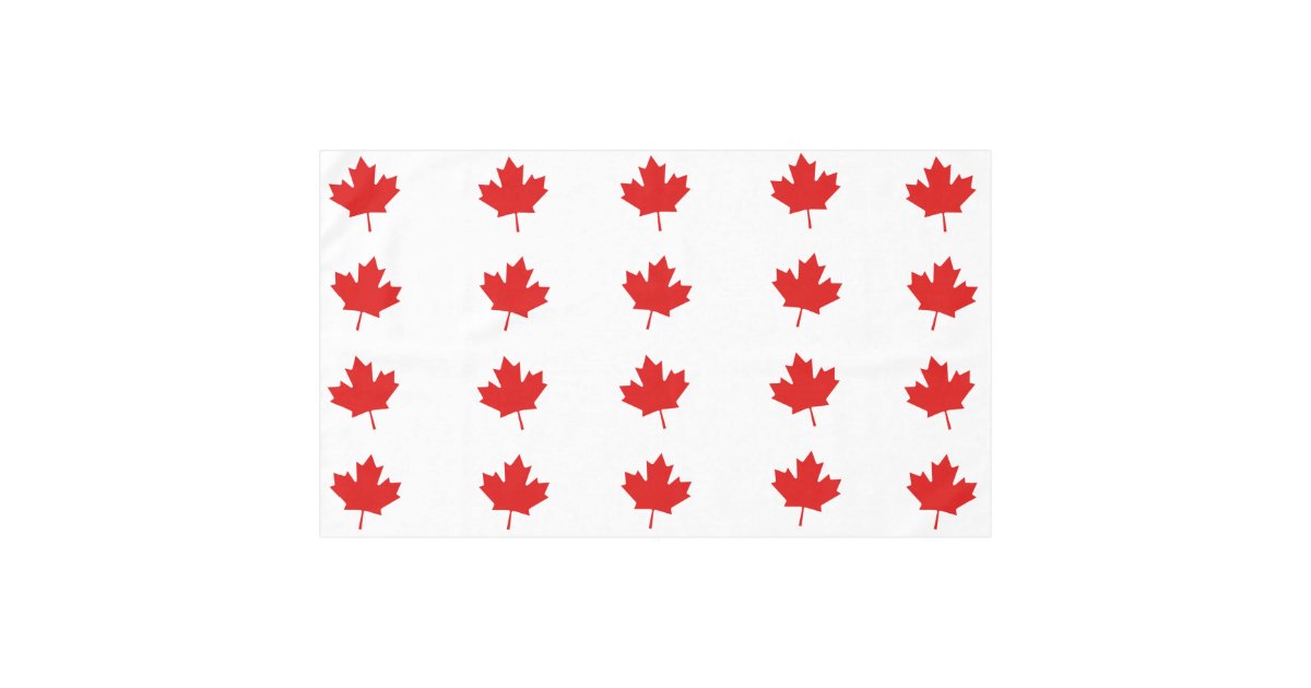 The Maple Leaf flag of Canada Tablecloth | Zazzle