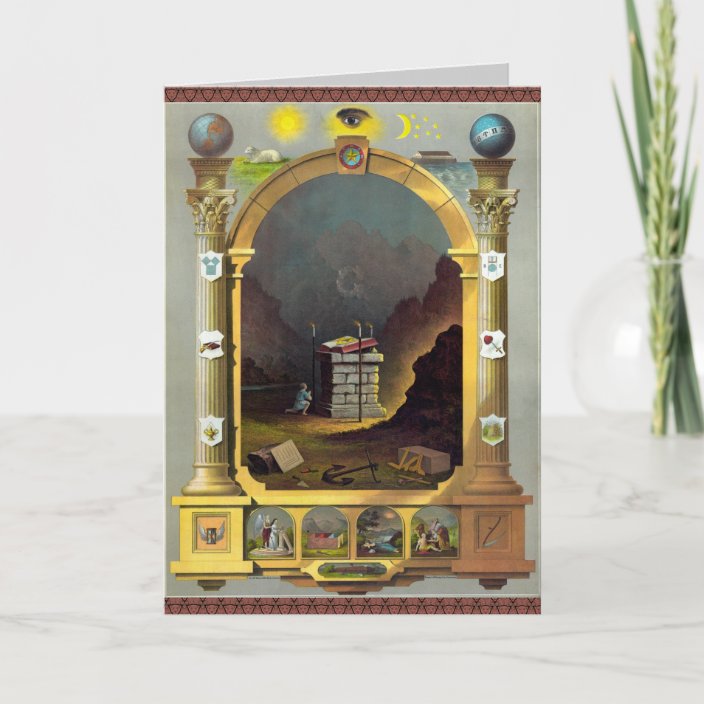 The Masonic Chart Card | Zazzle.com