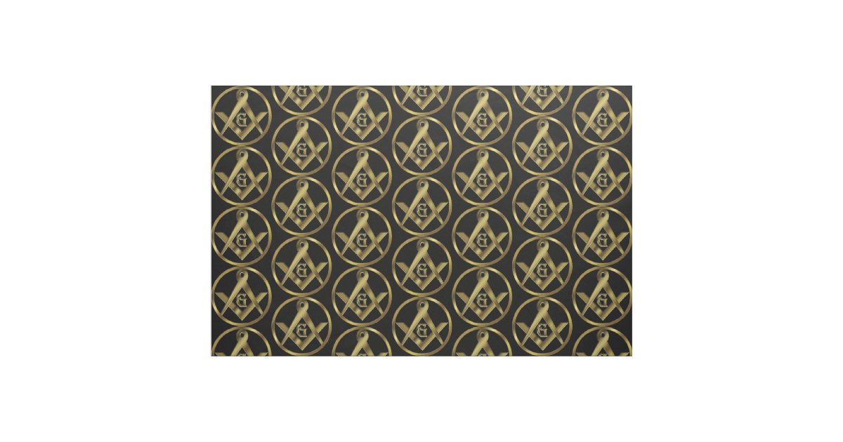 The Masonic Circle Fabric | Zazzle