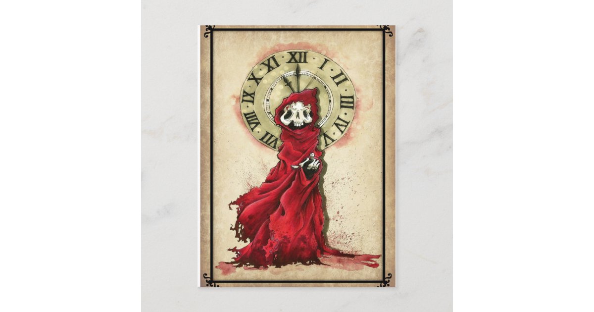 The Masque of the Red Death, Edgar Allan Poe Postcard | Zazzle