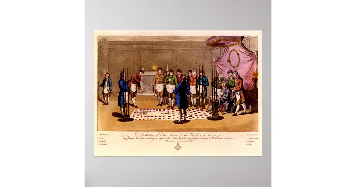 The Master Mason Candidate Poster | Zazzle