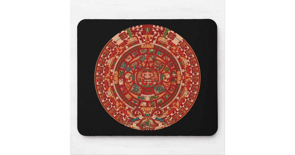 The Mayan (Aztec) Calendar Wheel Mouse Pad | Zazzle