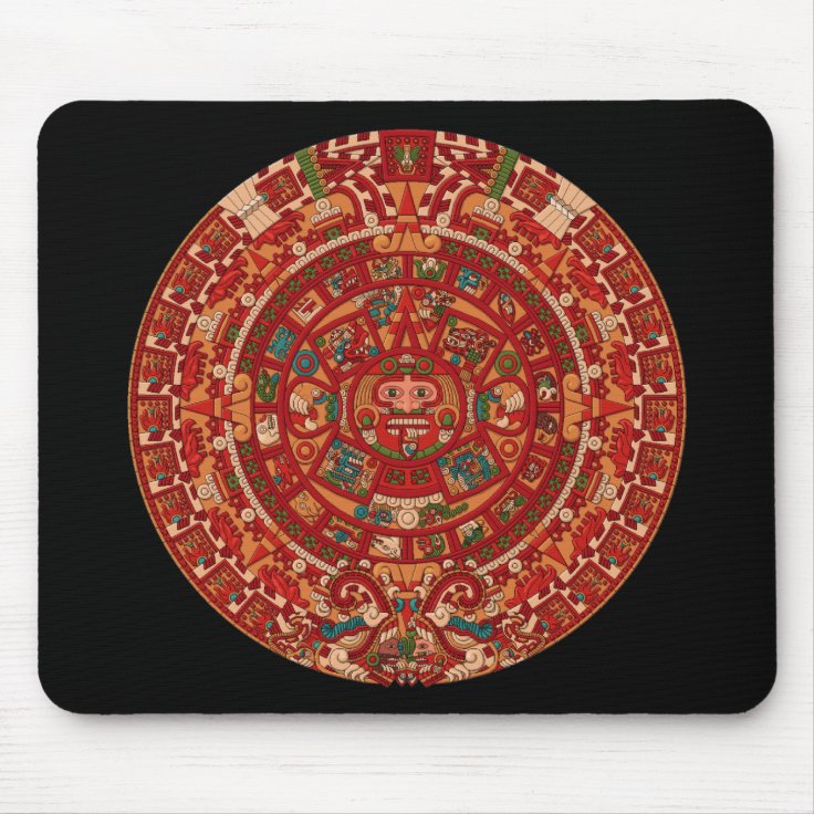The Mayan (Aztec) Calendar Wheel Mouse Pad | Zazzle