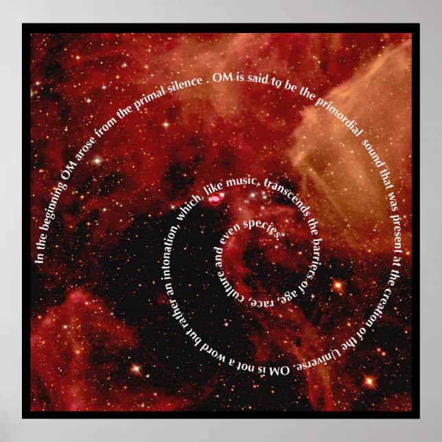 The Meaning of OM Poster | Zazzle