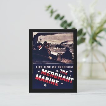 The Merchant Marine Postcard | Zazzle