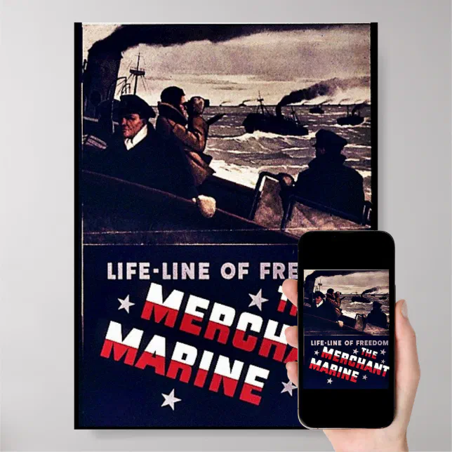 The Merchant Marine Poster | Zazzle