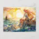 The mermaid and the lighthouse postcard | Zazzle