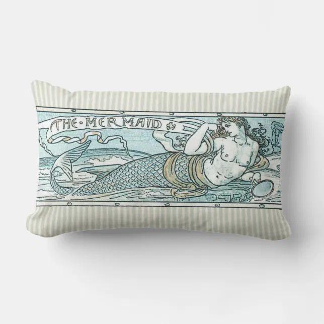 The Mermaid Outdoor Pillow | Zazzle