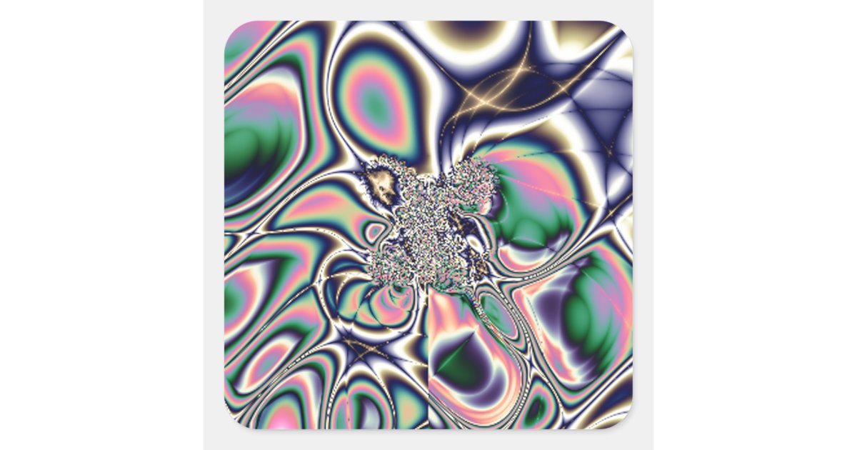 The Messed up Graffiti Collection Square Sticker | Zazzle