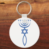 The Messianic Jewish Seal of Jerusalem Keychain | Zazzle