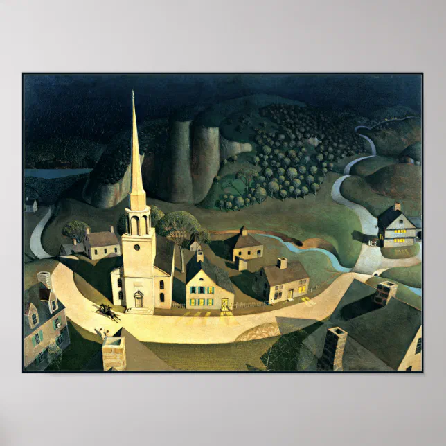 The Midnight Ride of Paul Revere Poster | Zazzle