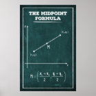 Midpoint Formula Poster | Zazzle.com
