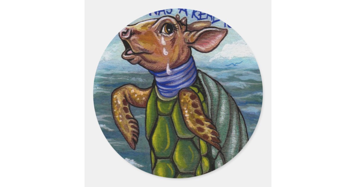 THE MOCK TURTLE Alice in Wonderland Sticker | Zazzle