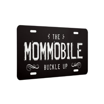 The MOMMOBILE Fun License Plate for MOM | Zazzle