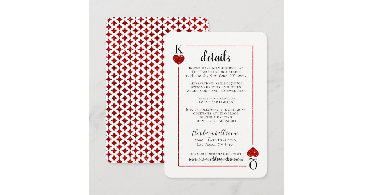 The Monogram Playing Card Wedding Collection | Zazzle