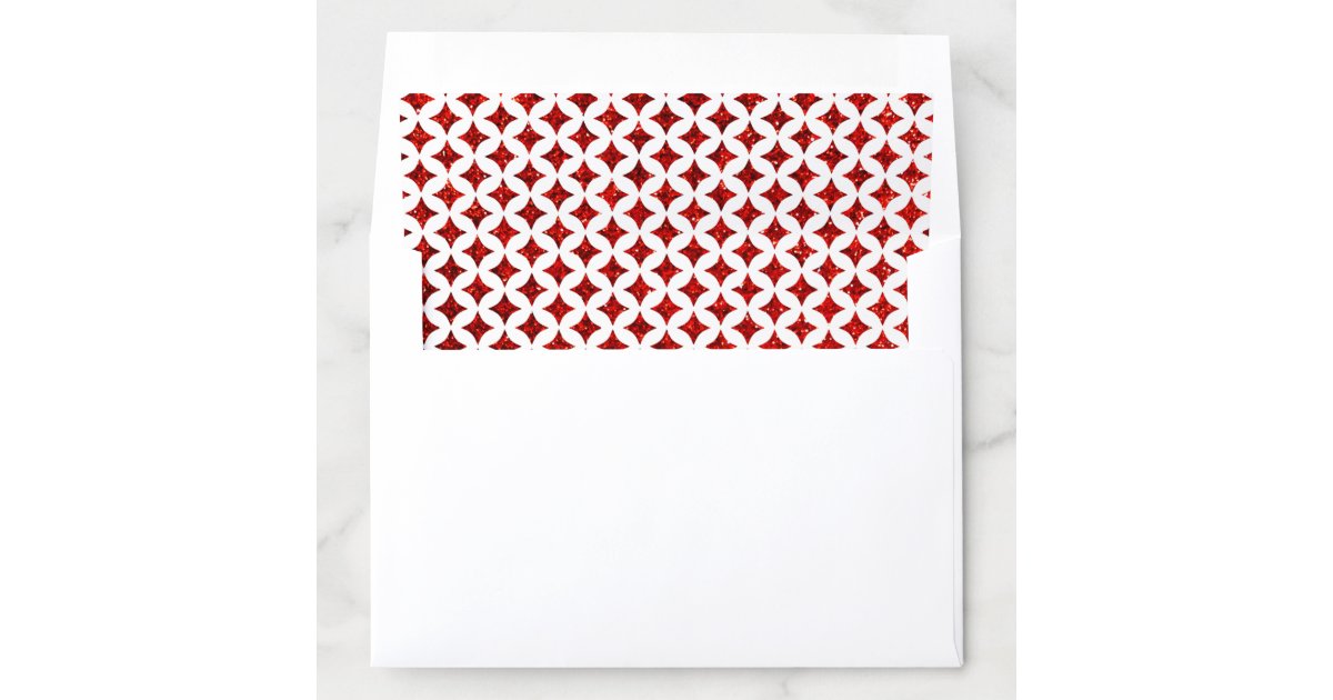 The Monogram Playing Card Wedding Collection Envelope Liner | Zazzle