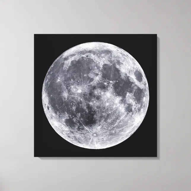 The Moon Canvas Print | Zazzle