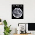 The Moon Poster | Zazzle