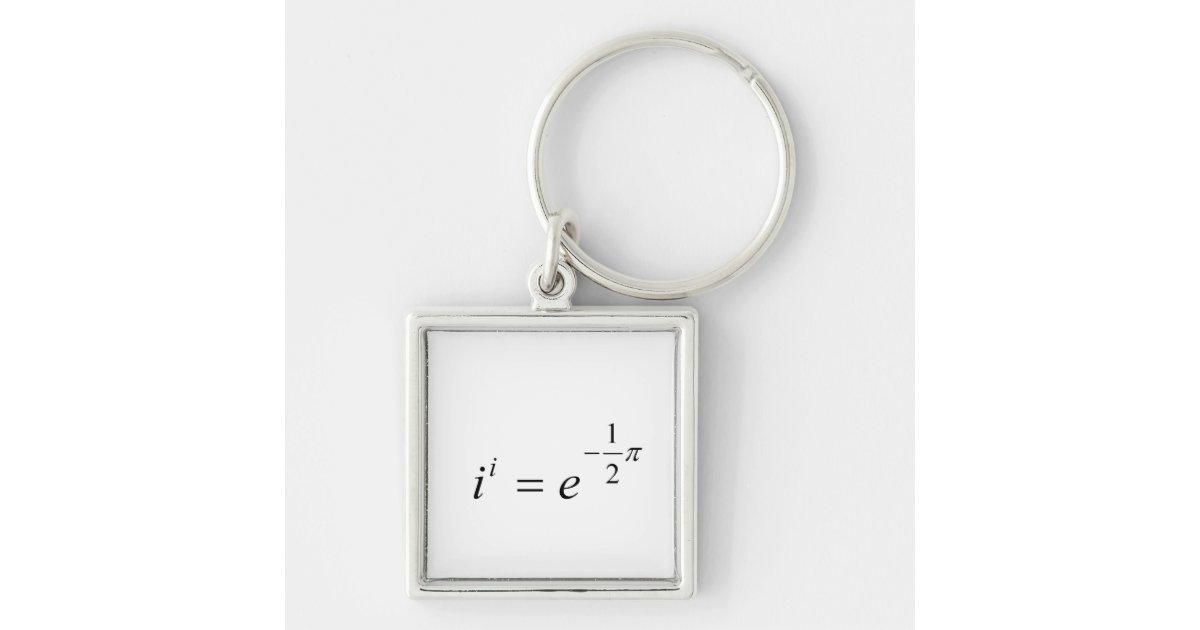 The most beautiful Math Equation Keychain | Zazzle