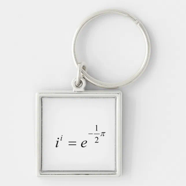 The most beautiful Math Equation Keychain | Zazzle