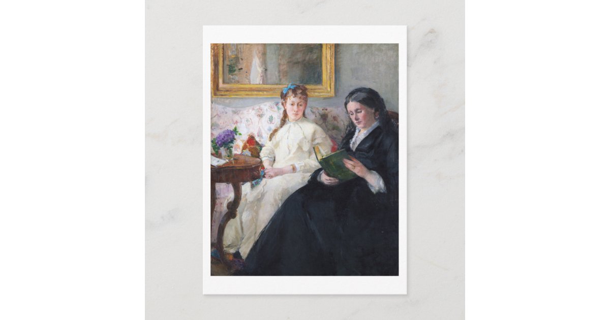 The Mother and Sister of the Artist, Berthe Moriso Postcard | Zazzle