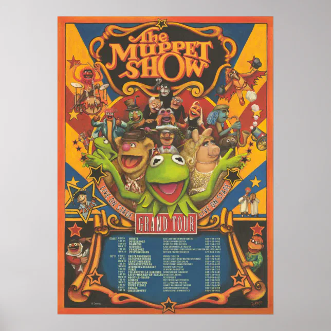 The Muppet Show - Grand Tour Poster | Zazzle