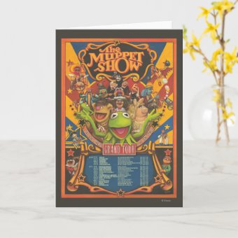 The Muppet Show - Grand Tour Poster Card | Zazzle