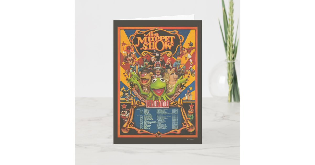 The Muppet Show - Grand Tour Poster Card | Zazzle