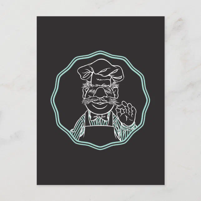 The Muppets | Chef Framed Postcard | Zazzle