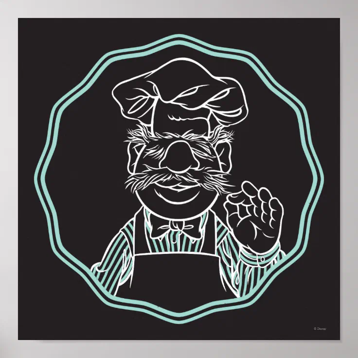 The Muppets | Chef Framed Poster | Zazzle