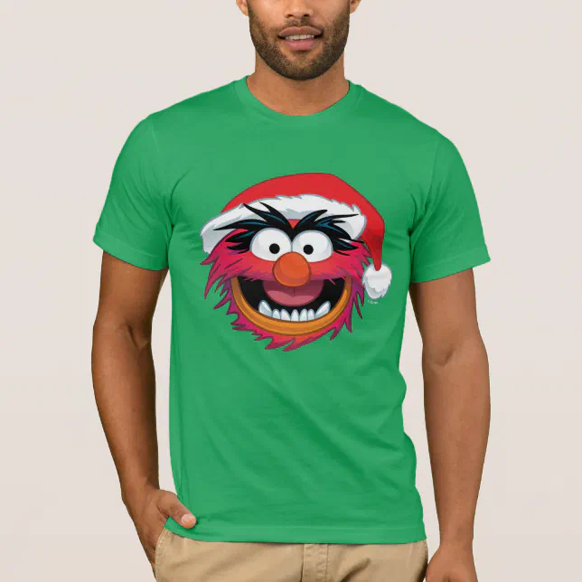 The Muppets | Christmas Animal Face T-Shirt | Zazzle