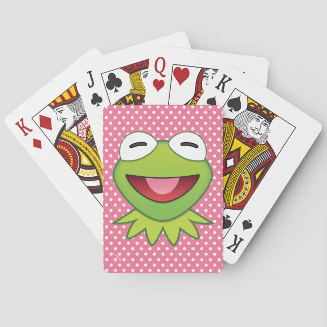 The Muppets| Kermit The Frog Emoji Playing Cards | Zazzle