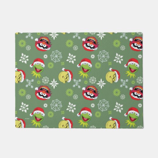 The Muppets | Merry Christmas Pattern Doormat | Zazzle.com