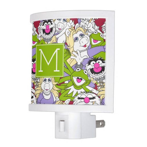 The Muppets | Monogram Oversized Pattern Night Light | Zazzle